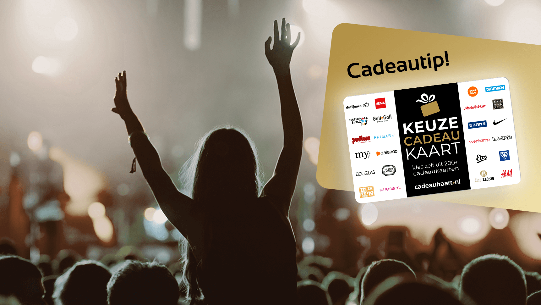 Muziek & concert cadeaubon kopen? | Cadeaukaart.nl