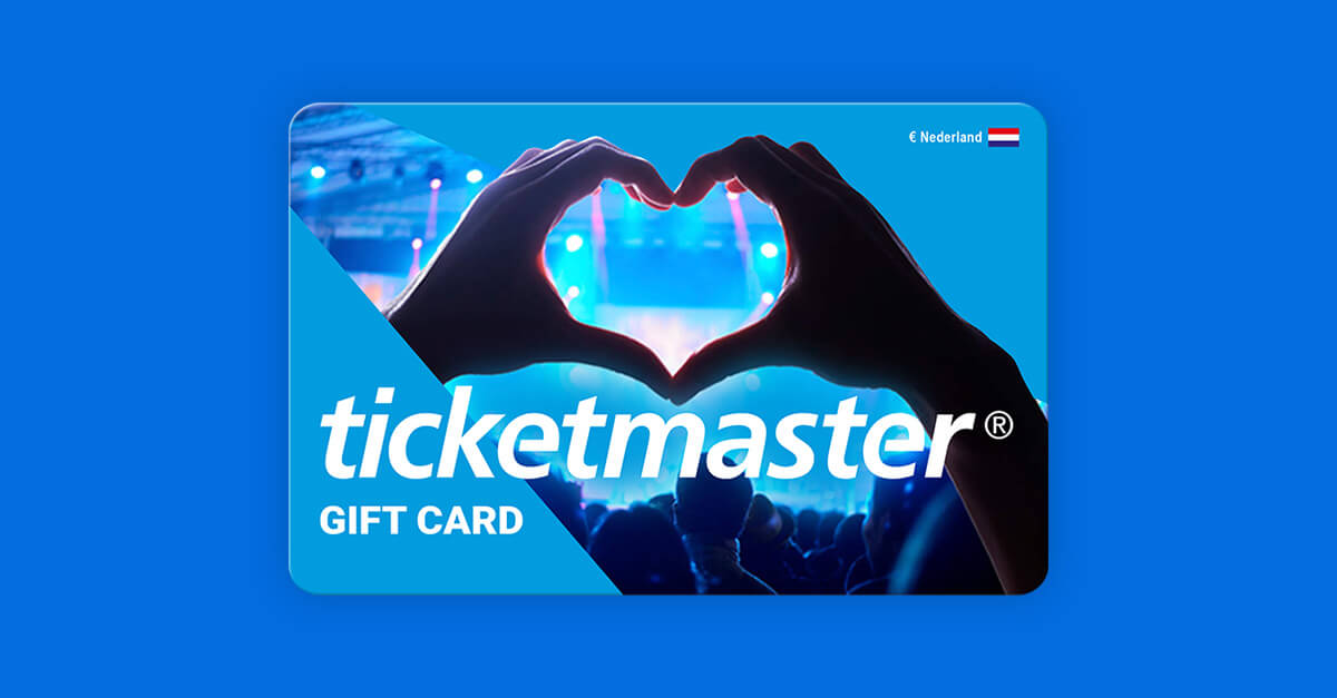 Ticketmaster Cadeaukaart nu bestellen bij Cadeaukaart.nl
