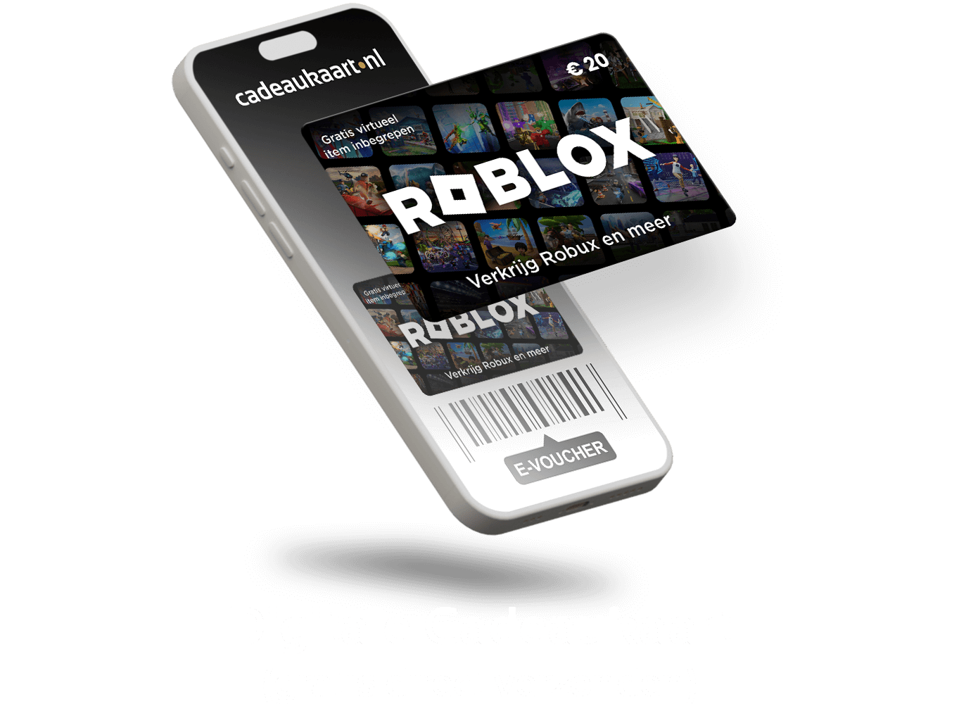 Roblox kaart 20 euro | cadeaukaart.nl