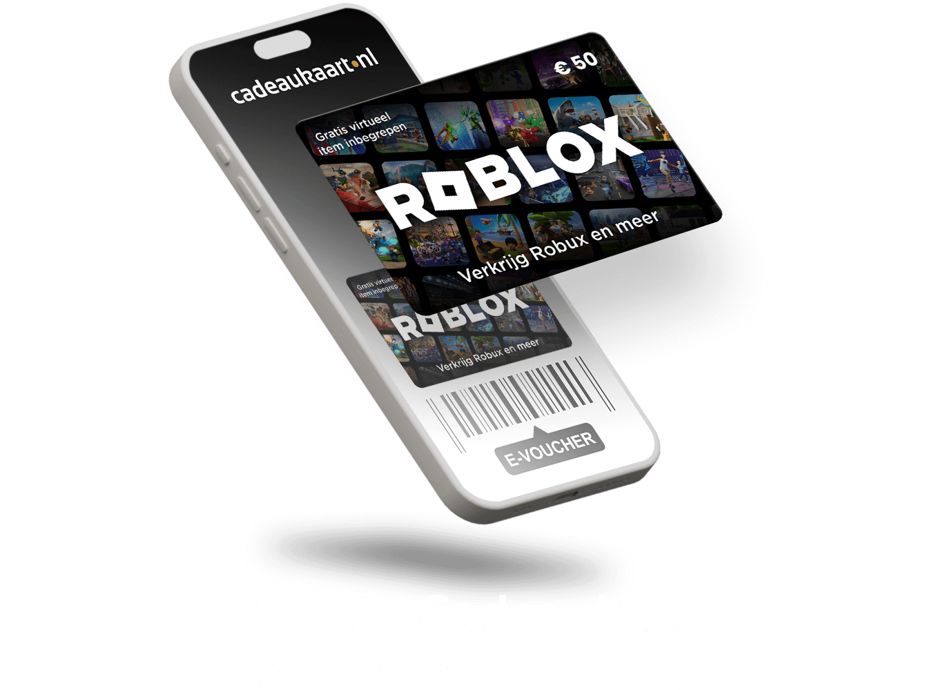 Roblox Cadeaukaart 50 euro | cadeaukaart.nl