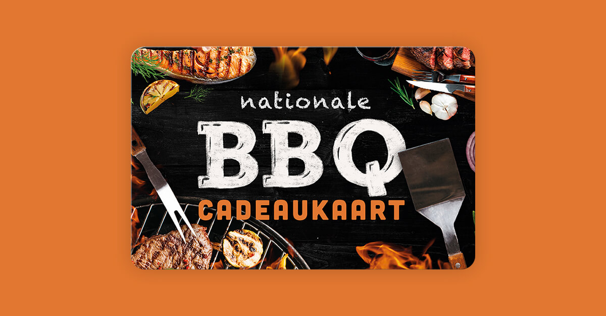 BBQ Cadeaukaart, nu bestellen bij Cadeaukaart.nl
