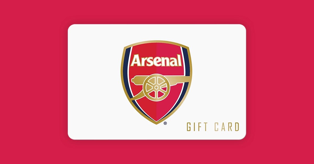 Arsenal Giftcard nu bestellen bij Cadeaukaart.nl